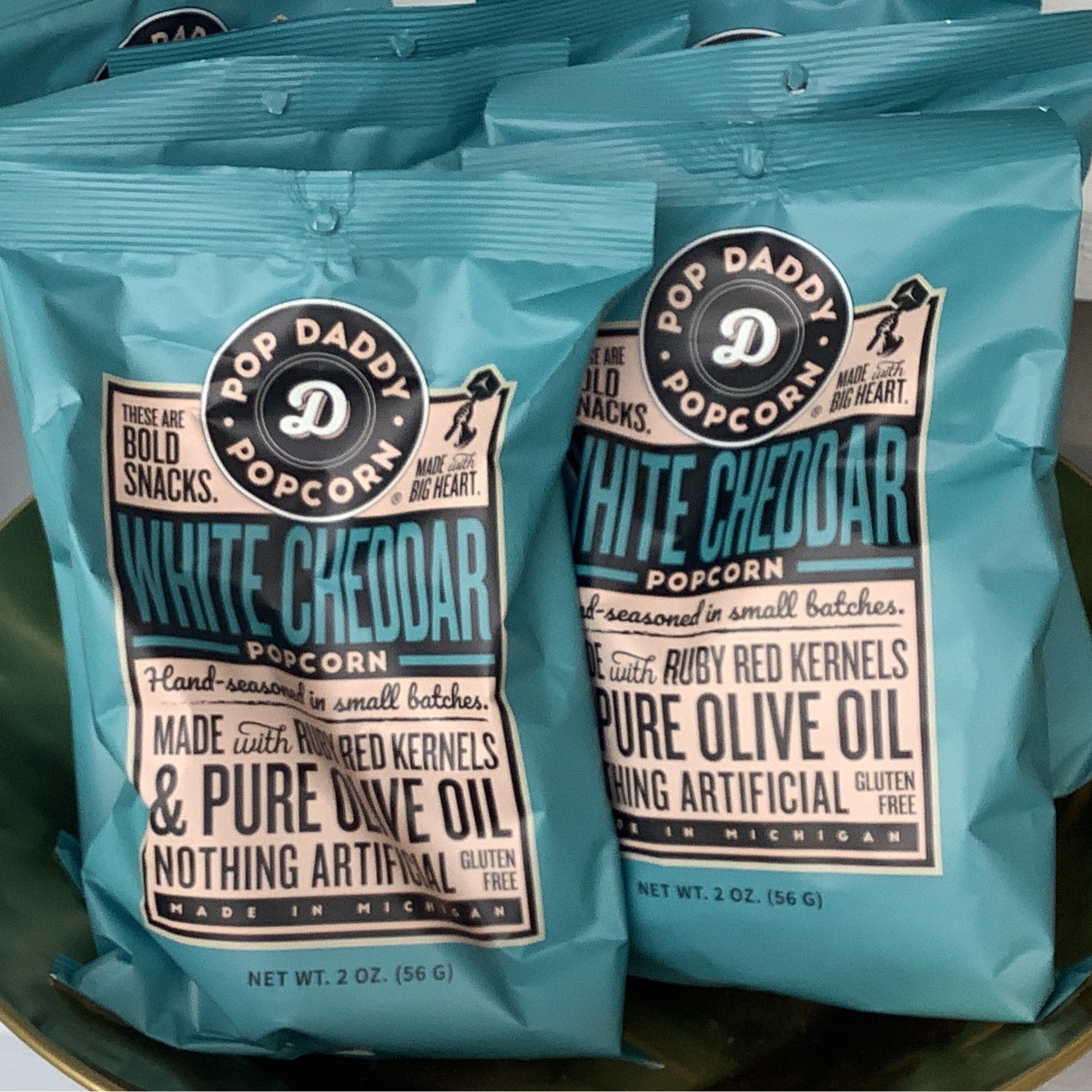 Pop Daddy Snacks - White Cheddar Popcorn | Hudson Wildflower Co.